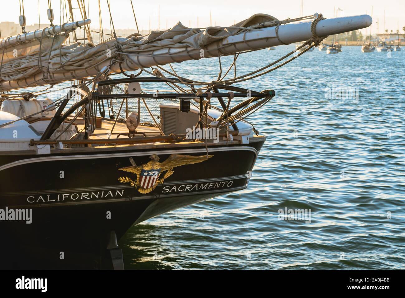 San Diego, California/USA - August 14, 2019 The Maritime Museum of San ...
