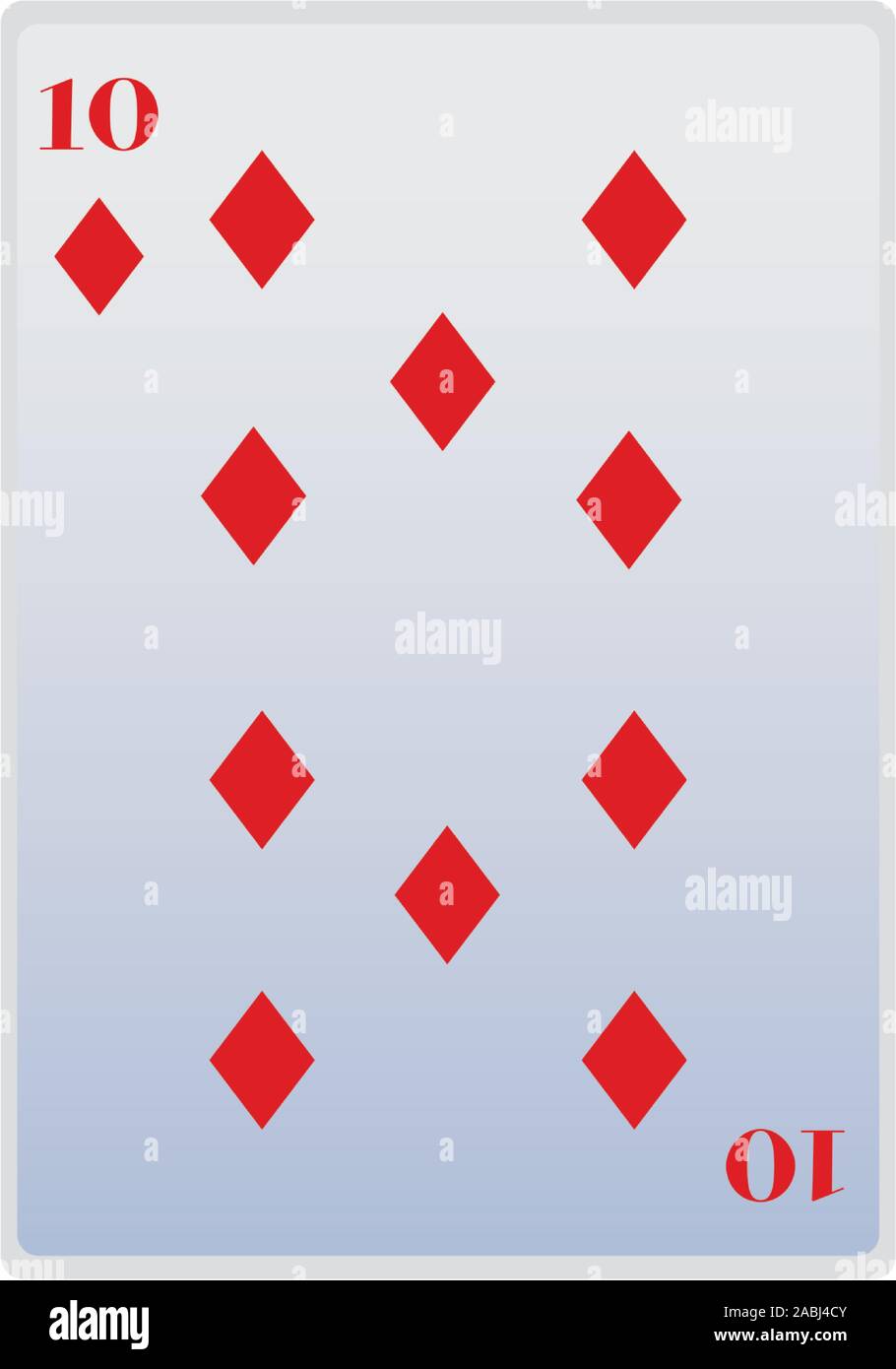 ten of diamonds card icon, colorful design Stock Vector Image & Art - Alamy