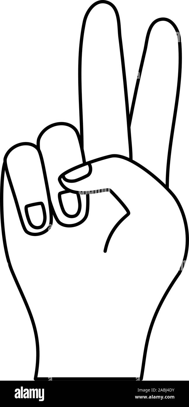 Isolated hand signal icon vector design Stock Vector Image & Art - Alamy