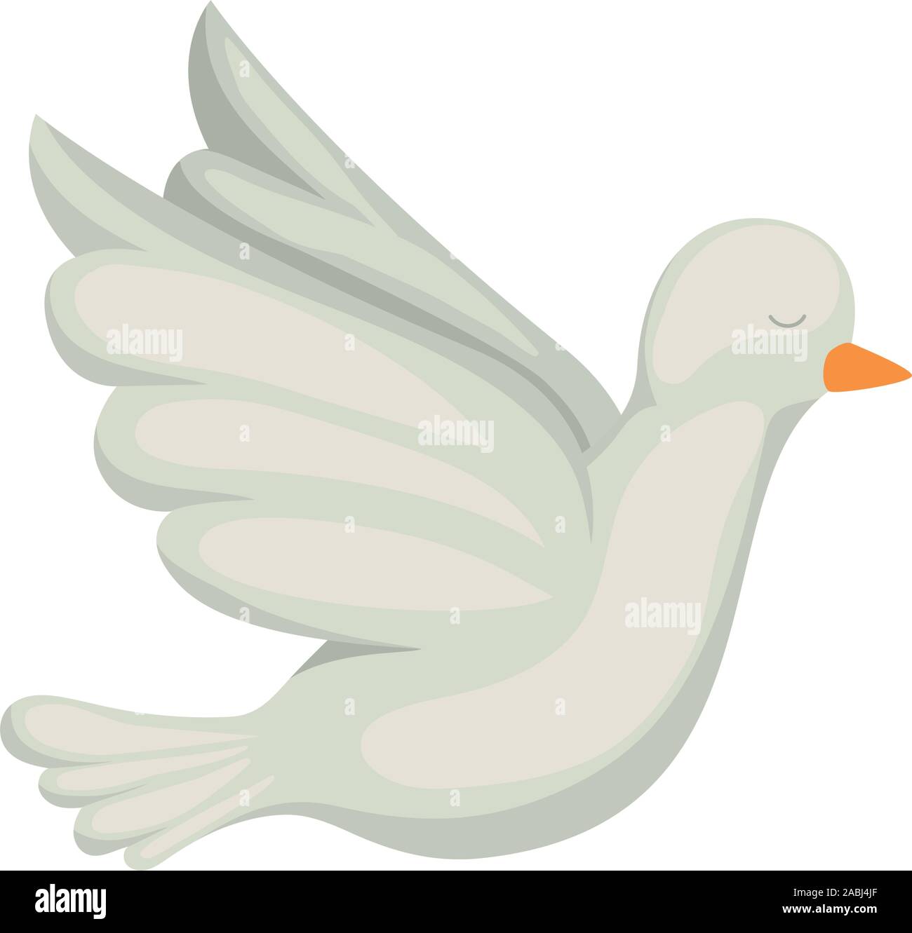 Isolated dove bird vector design Stock Vector Image & Art - Alamy