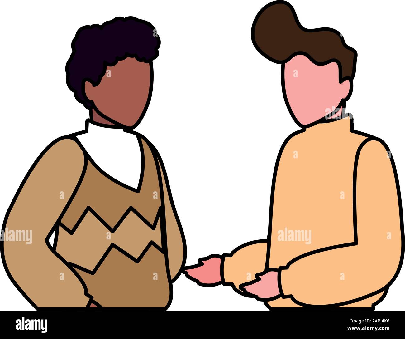 young men on white background vector illustration design Stock Vector ...