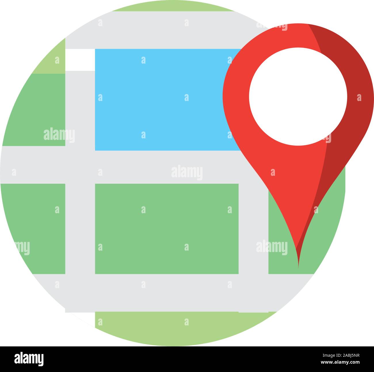 finding way pointer gps map and navigation vector illustration Stock ...