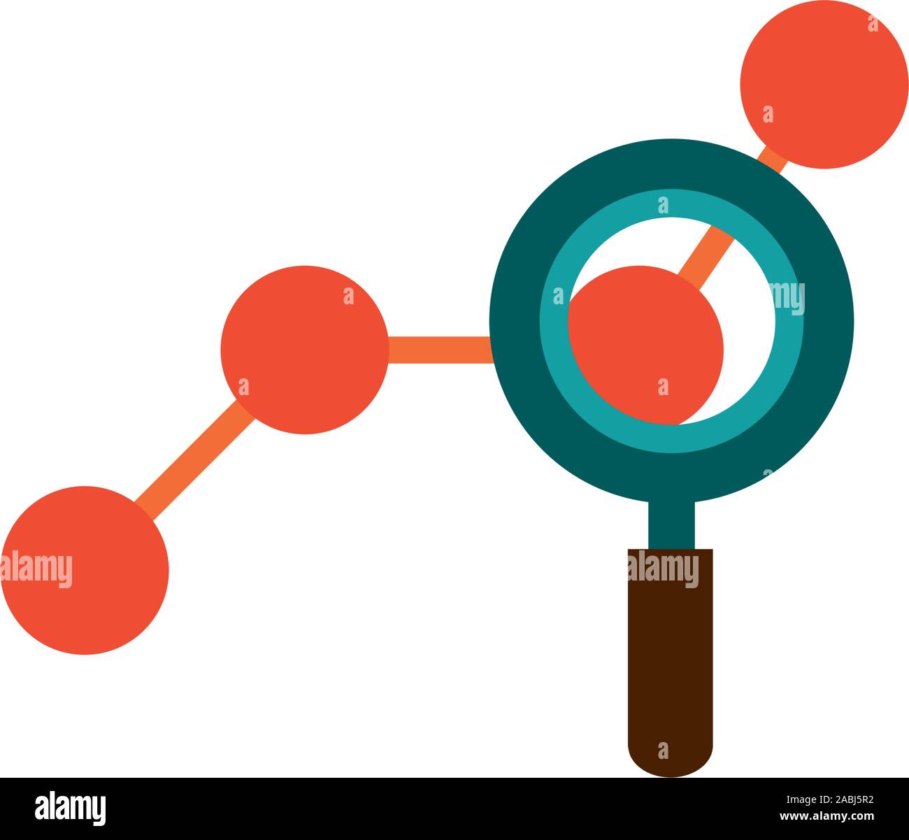 pointed line growth analysis finance business strategy icon vector ...