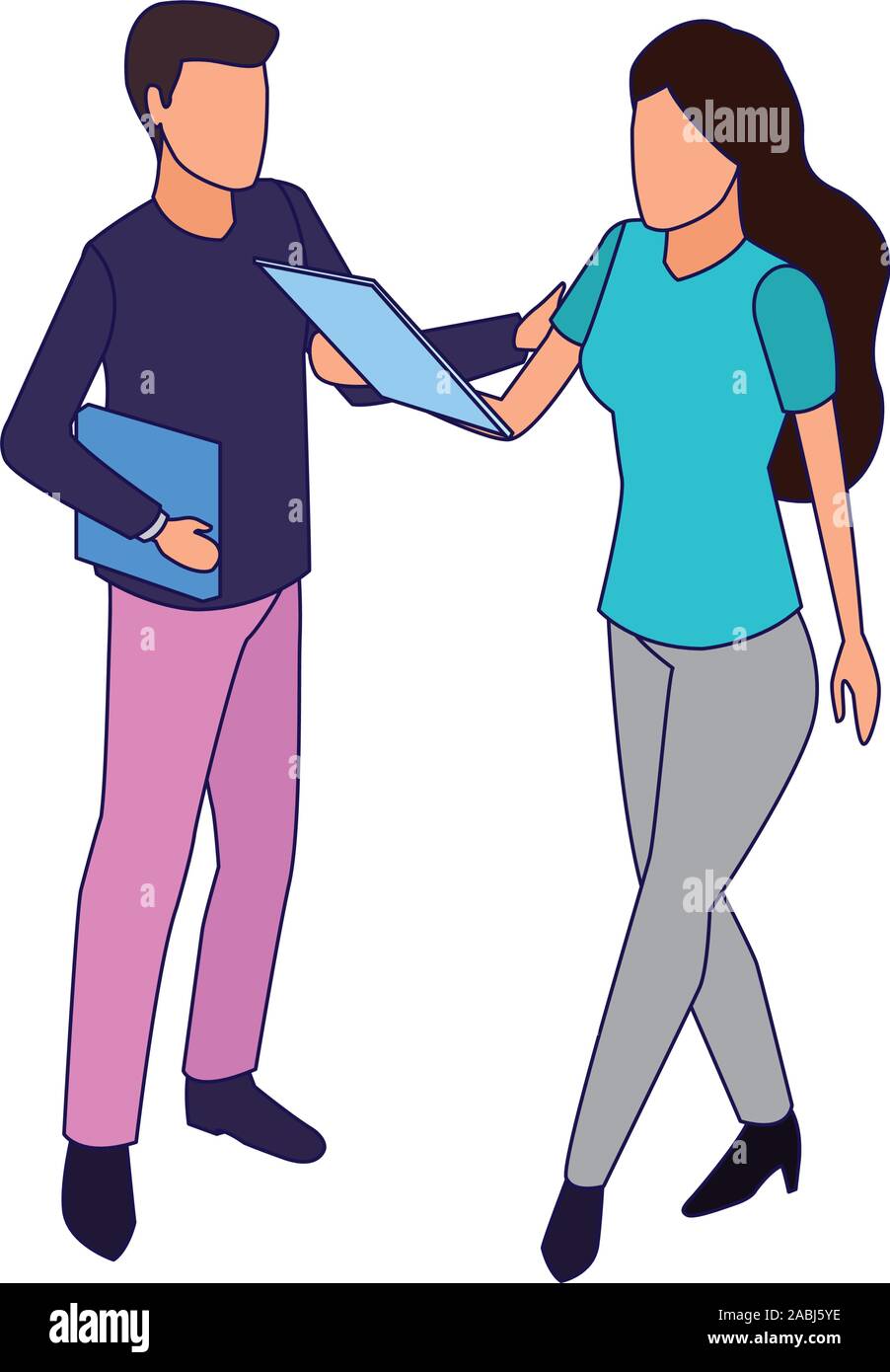 Anonymous photo man woman Stock Vector Images - Alamy