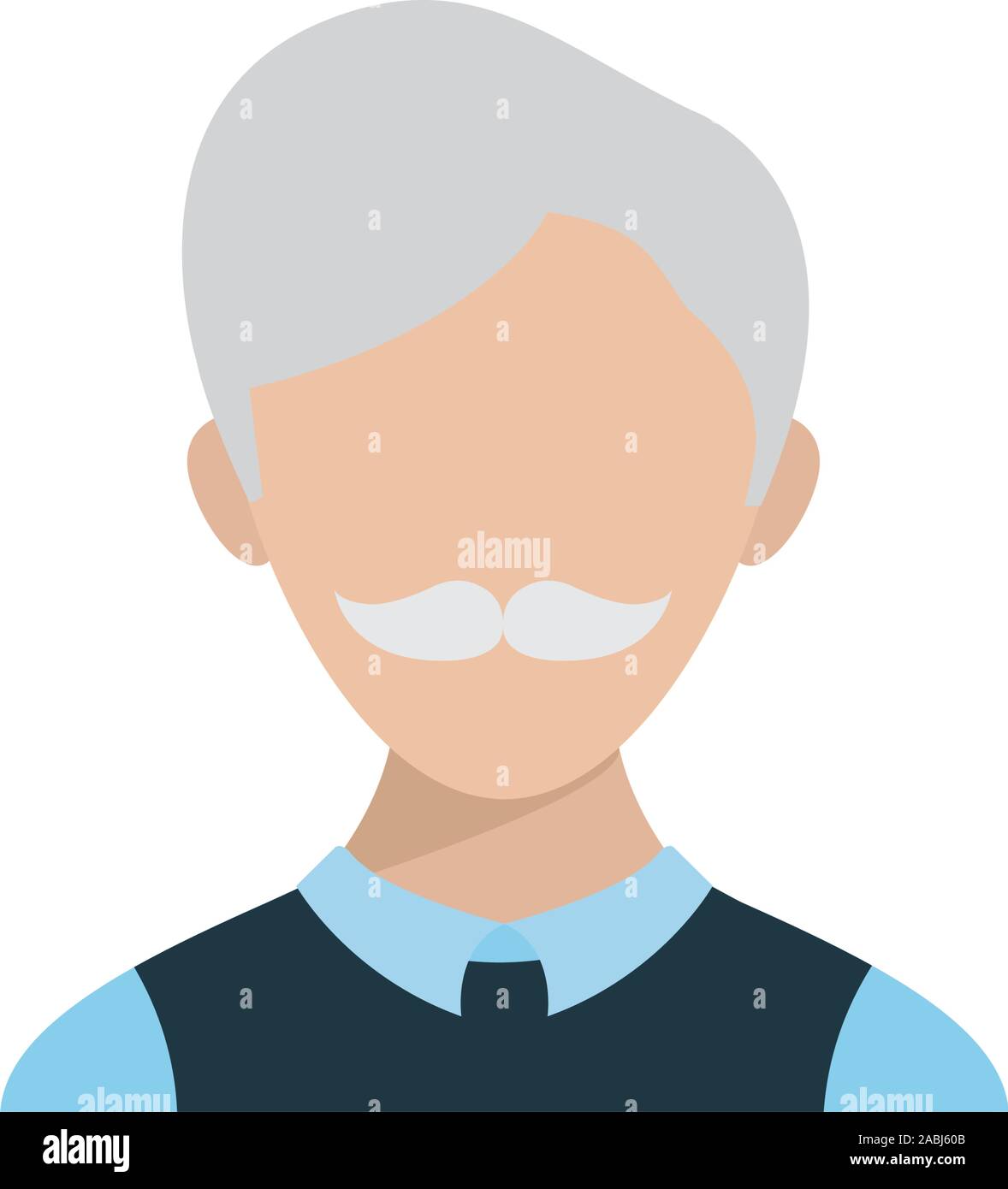 Isolated old man head vector design Stock Vector Image & Art - Alamy