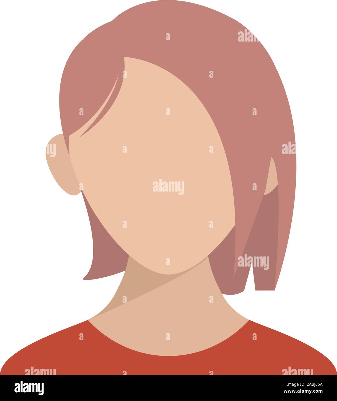 Isolated woman head vector design Stock Vector Image & Art - Alamy