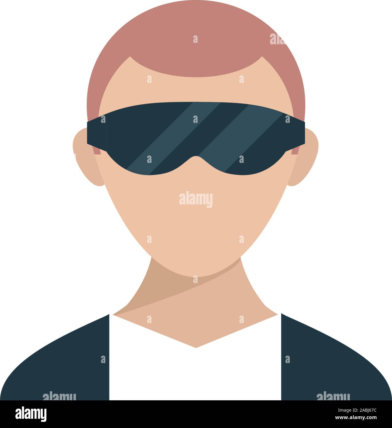 Isolated man head vector design Stock Vector Image & Art - Alamy