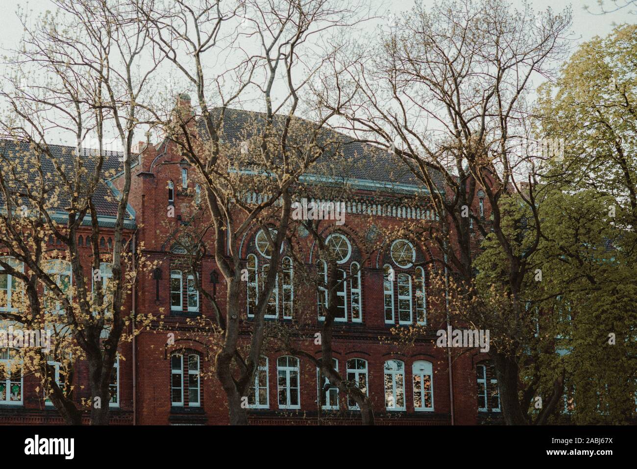 Old school building made hi-res stock photography and images - Alamy