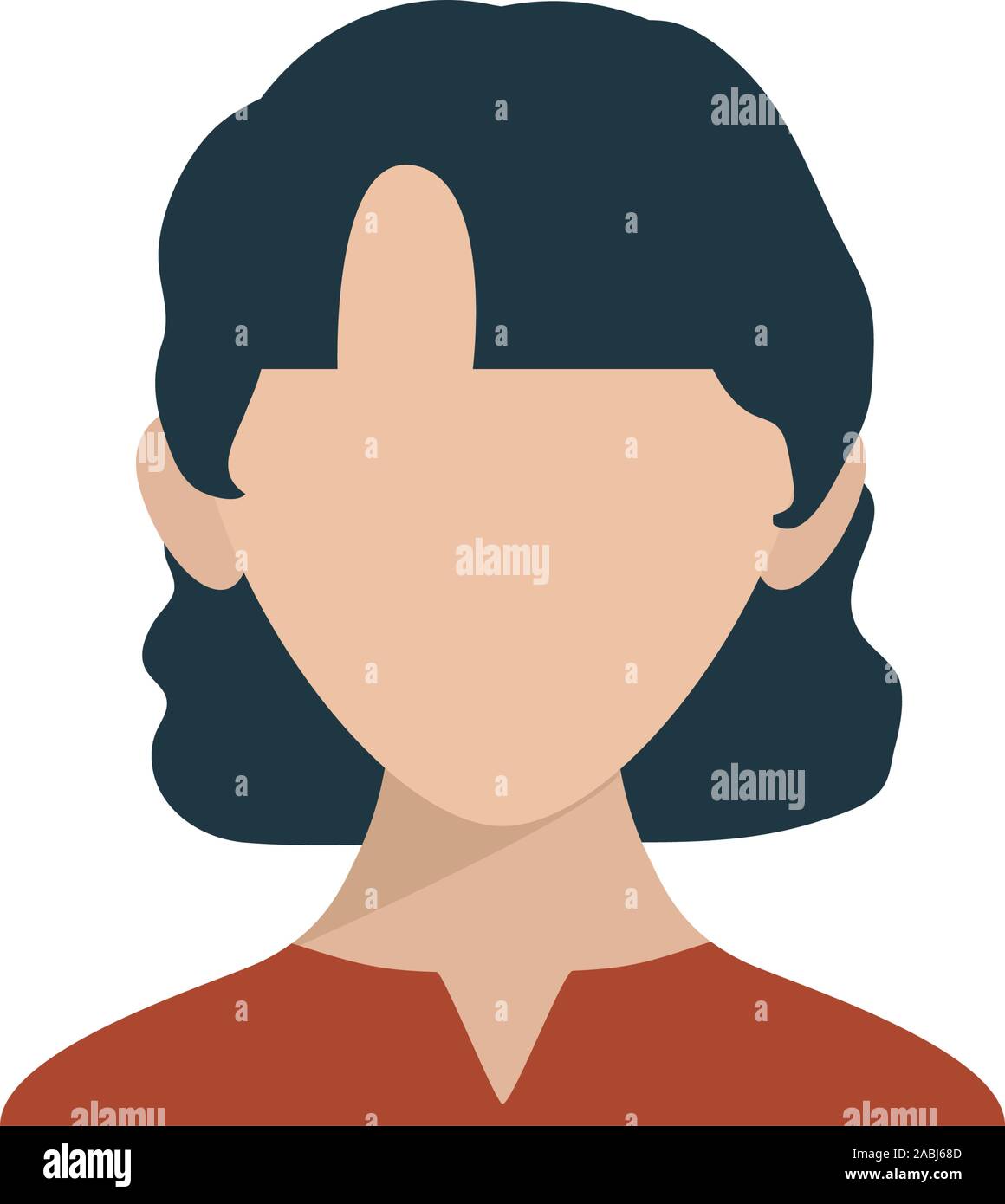 Isolated woman head vector design Stock Vector Image & Art - Alamy