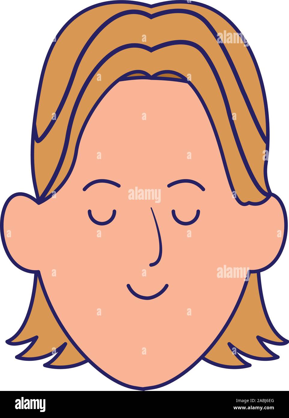 cartoon man face icon, flat design Stock Vector Image & Art - Alamy