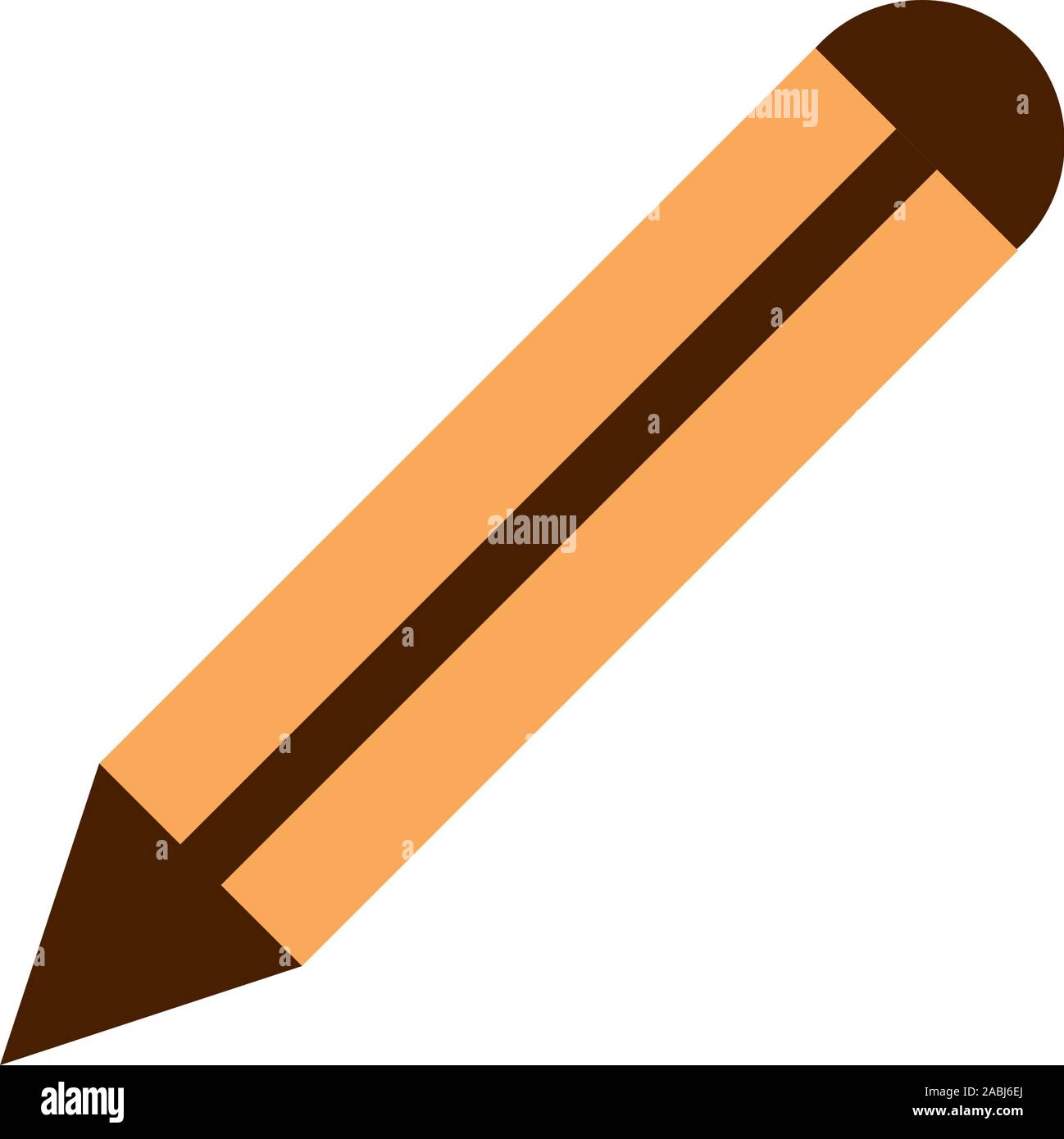 pencil writing business strategy icon vector illustration Stock Vector ...
