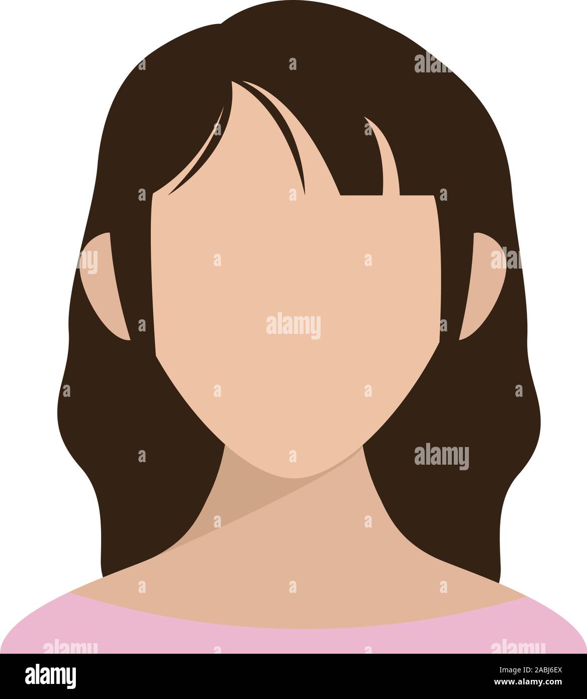 Isolated woman head vector design Stock Vector Image & Art - Alamy