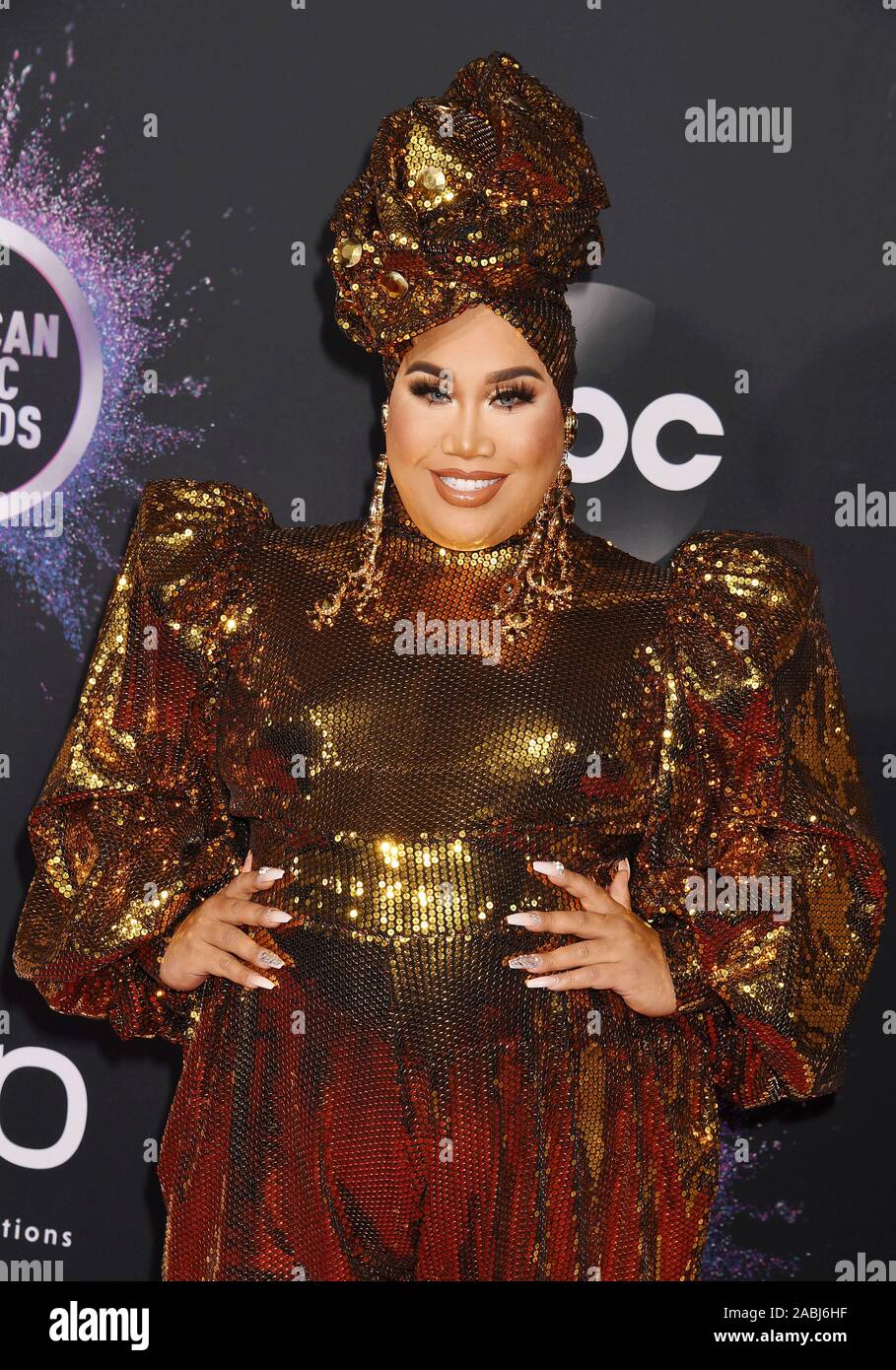 LOS ANGELES, CA - NOVEMBER 24: Patrick Starrr attends the 2019 American ...