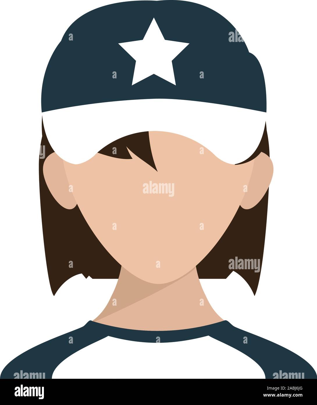 Isolated woman head vector design Stock Vector Image & Art - Alamy