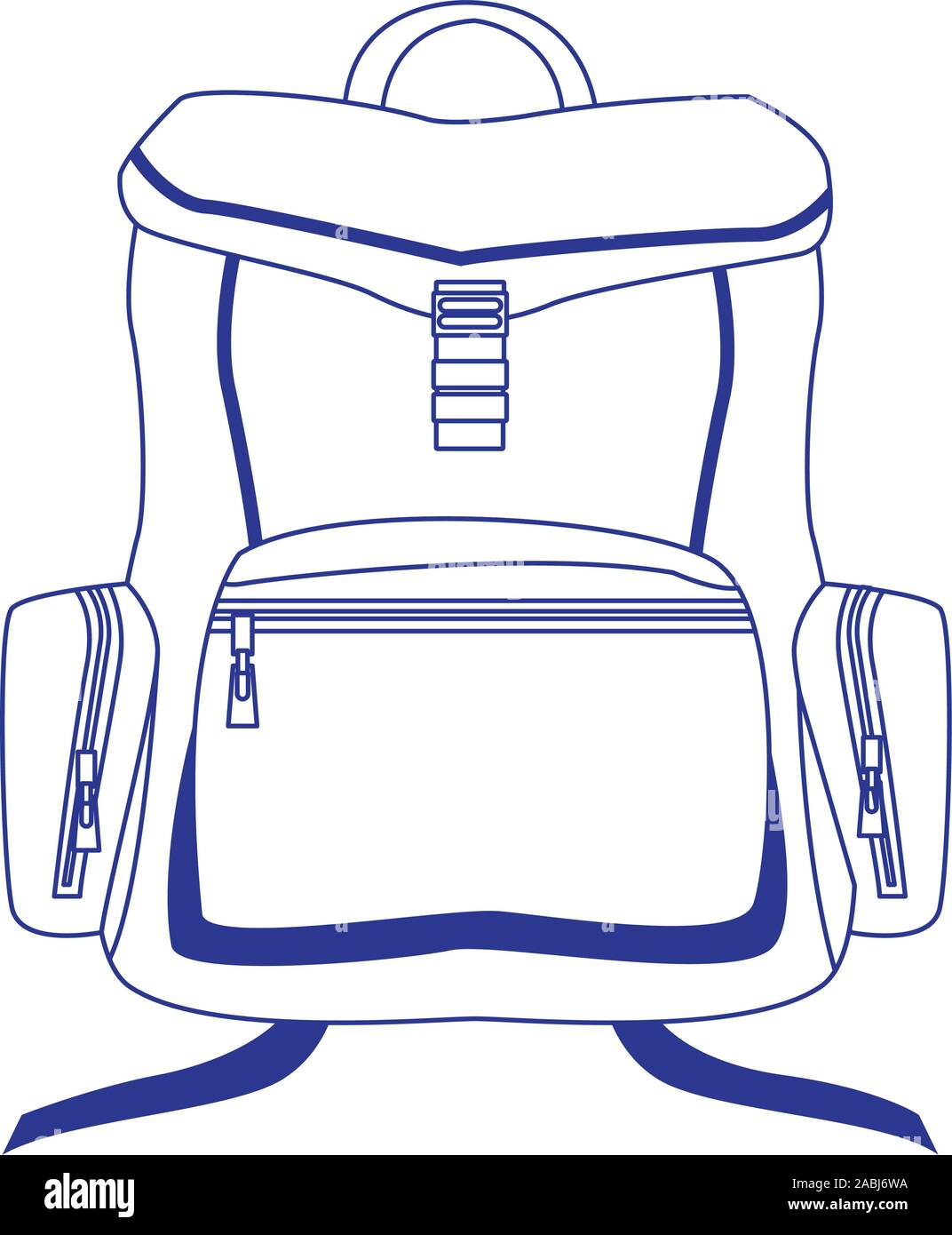 travel backpack icon, flat design Stock Vector Image & Art - Alamy