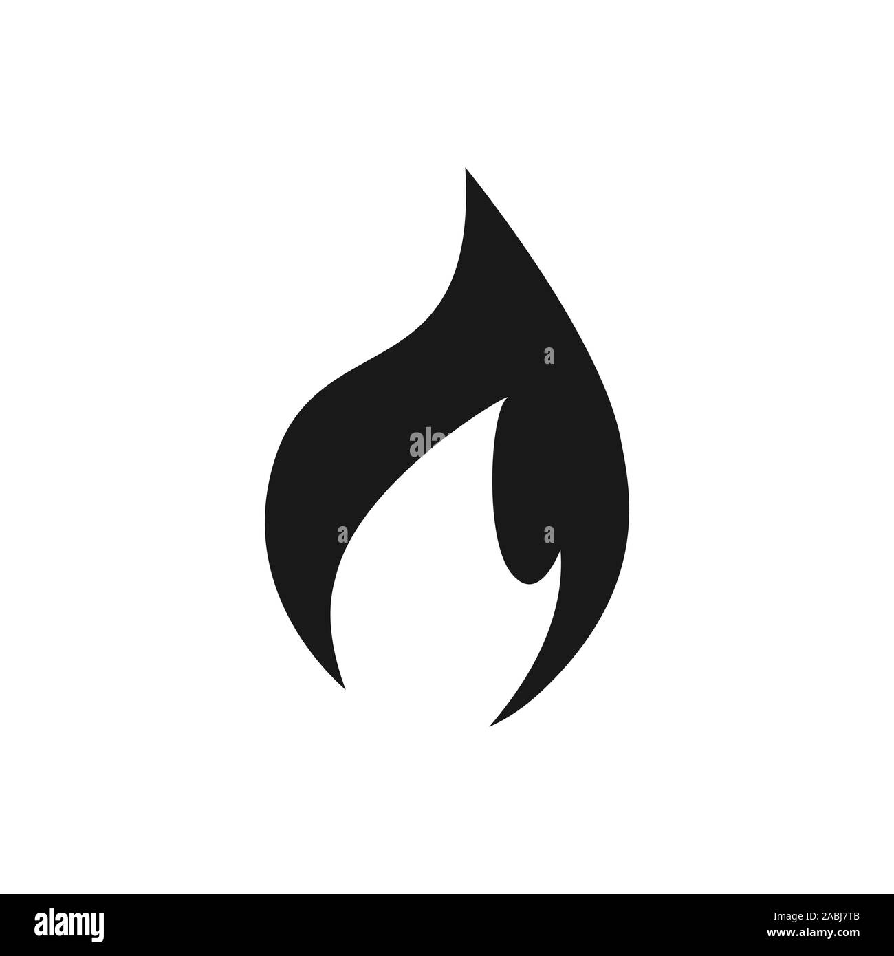 Fire flame icon vector isolate on white background for your web design ...