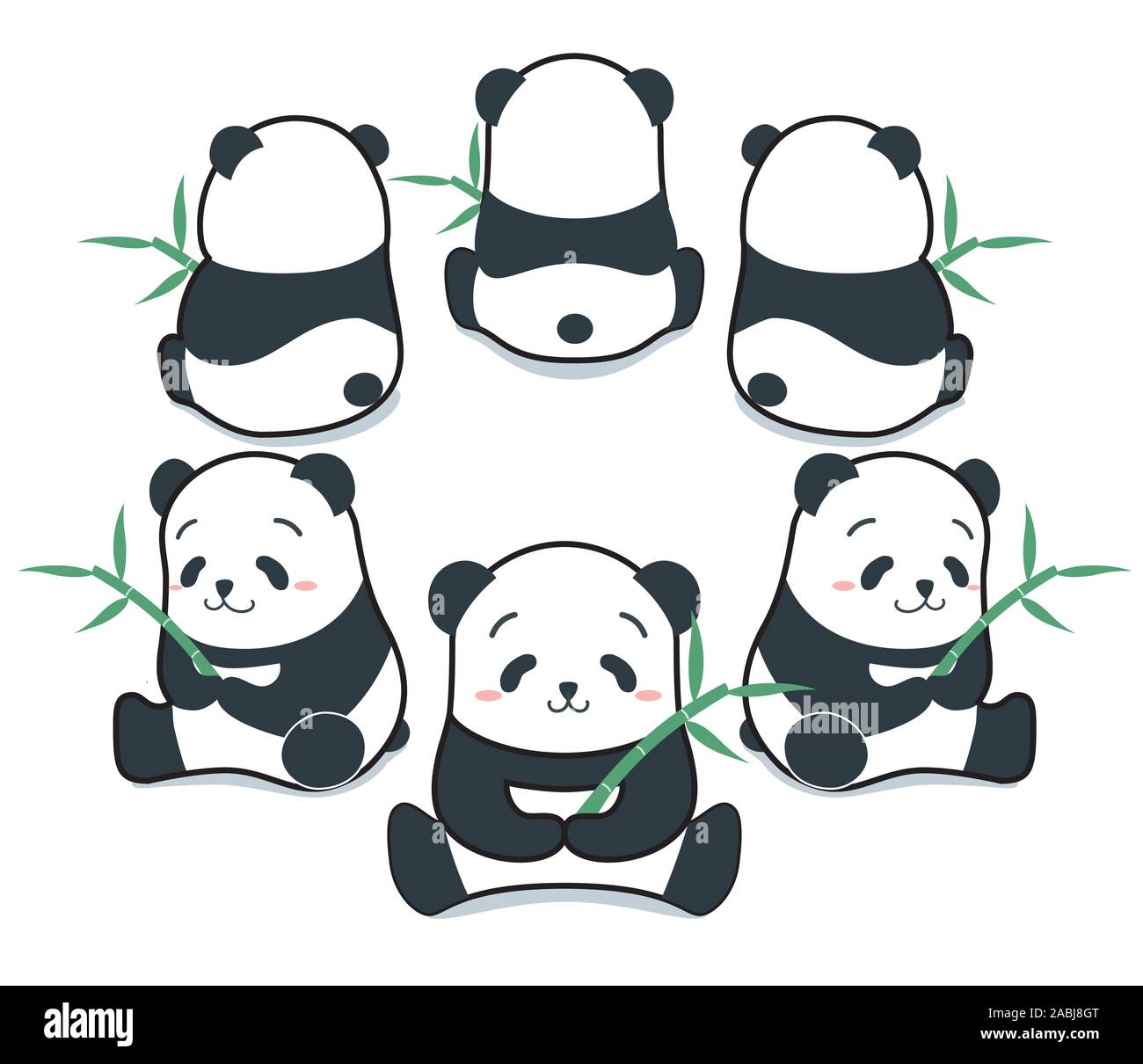 Panda Funny Cartoon