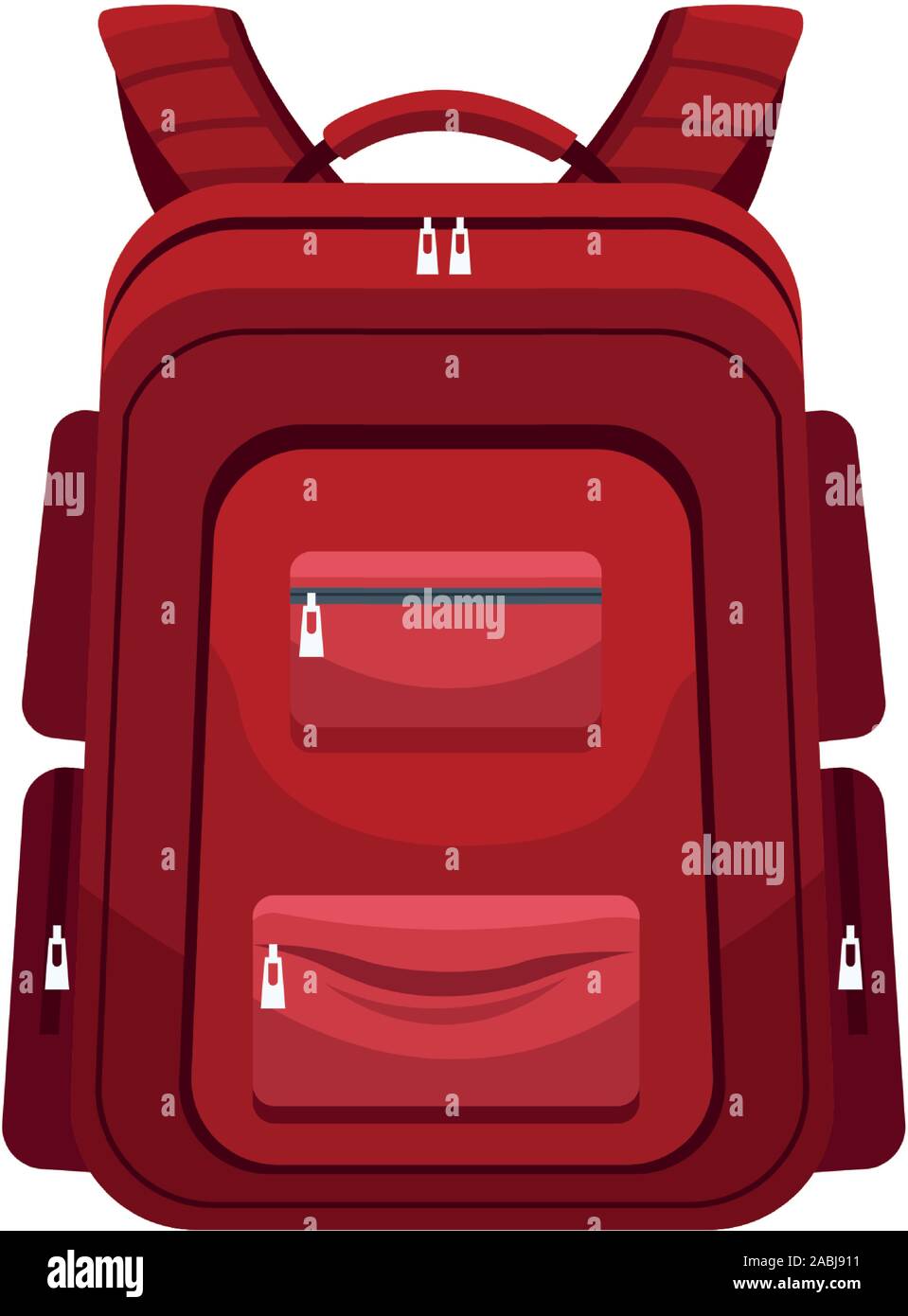 backpack icon image, flat design Stock Vector Image & Art - Alamy