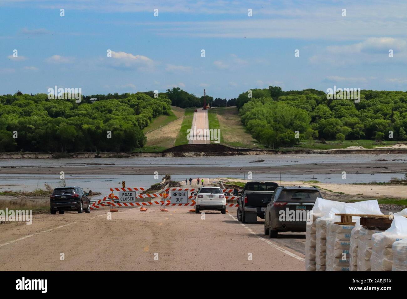 Spencer Dam Highway 281 Stock Photo - Alamy