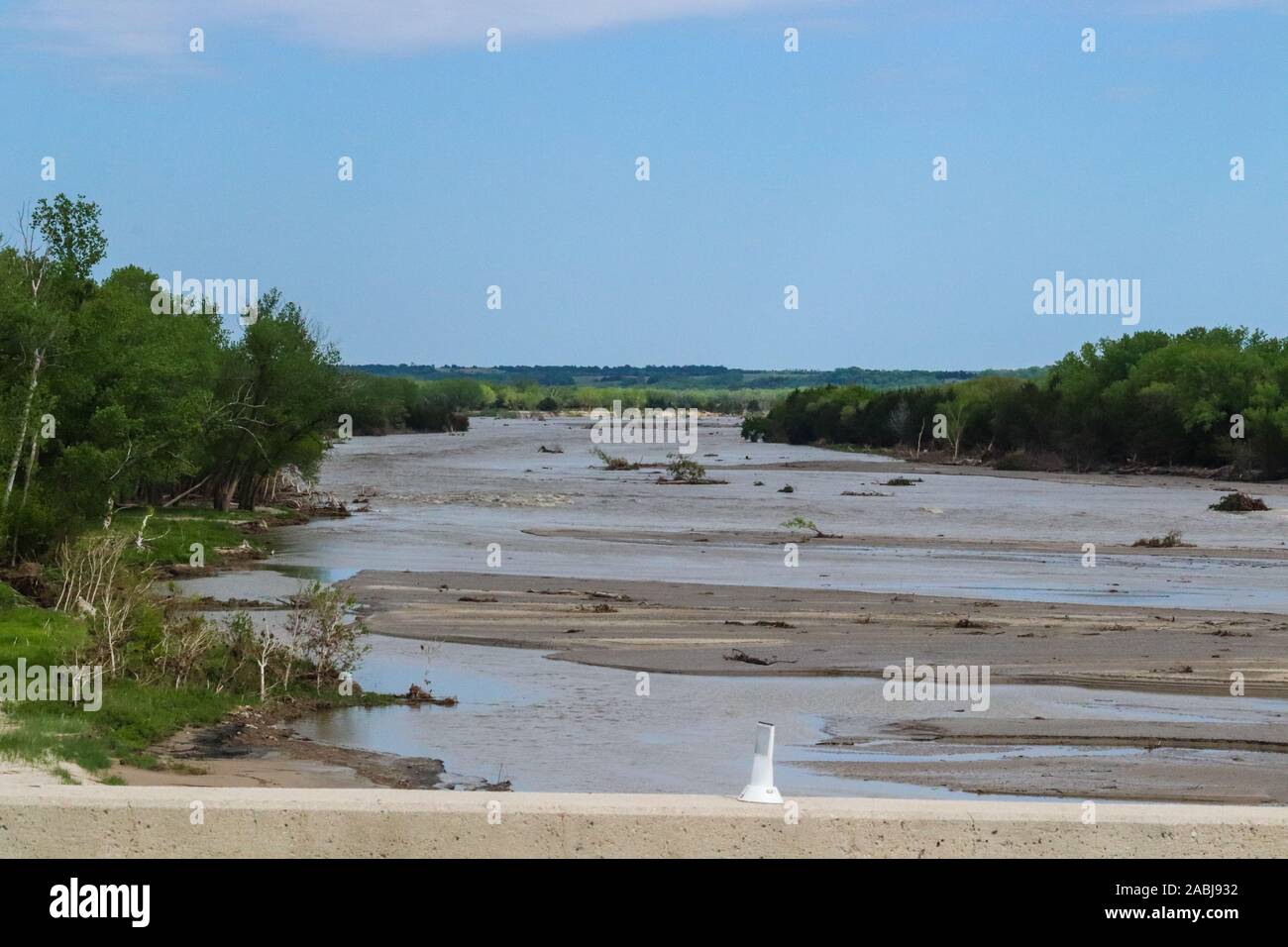 Spencer Dam Highway 281 Stock Photo - Alamy