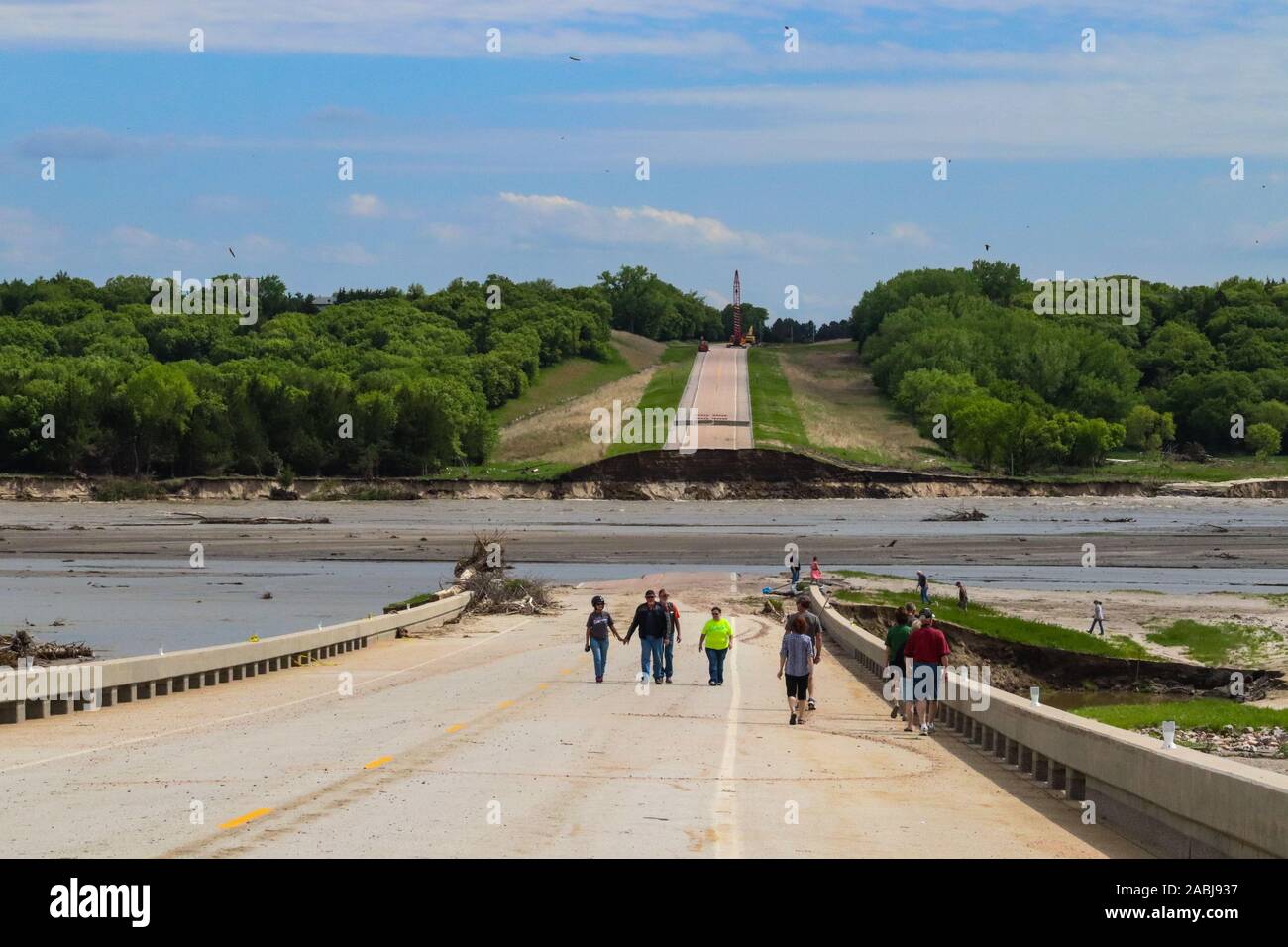 Spencer Dam Highway 281 Stock Photo - Alamy