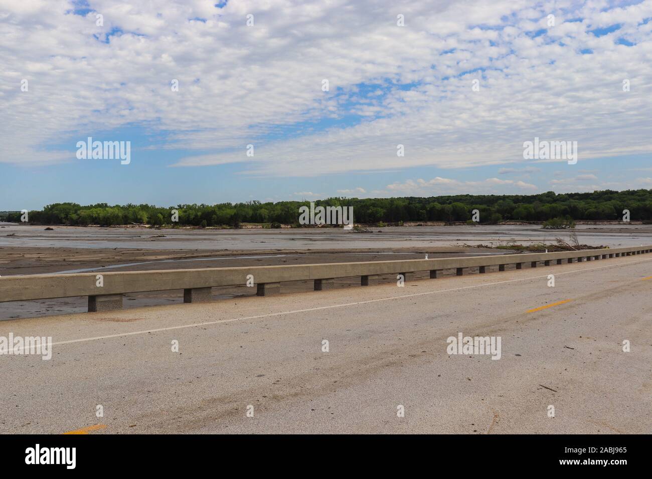 Spencer Dam Highway 281 Stock Photo - Alamy