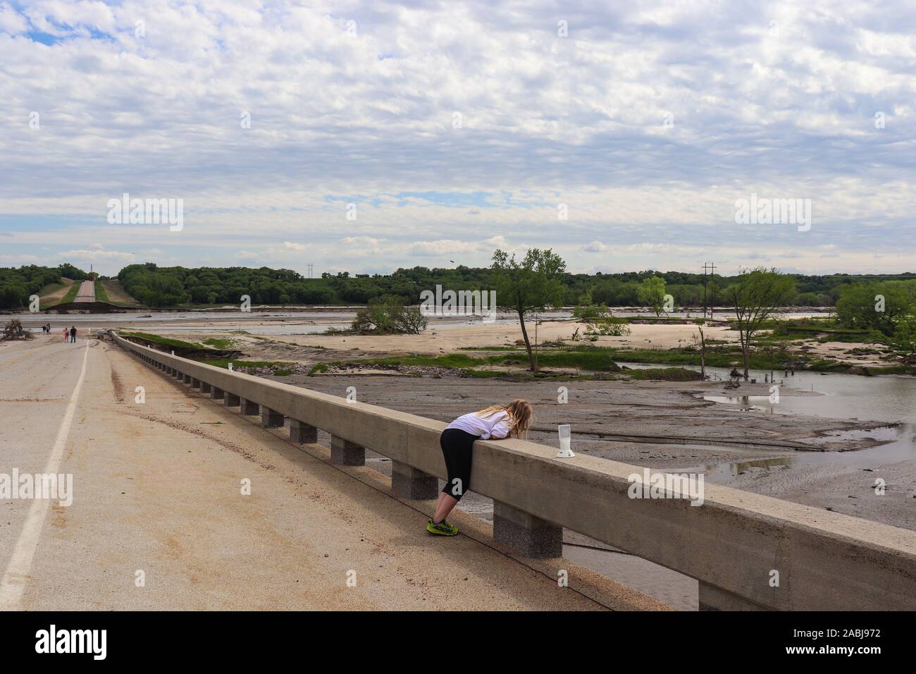 Spencer Dam Highway 281 Stock Photo - Alamy