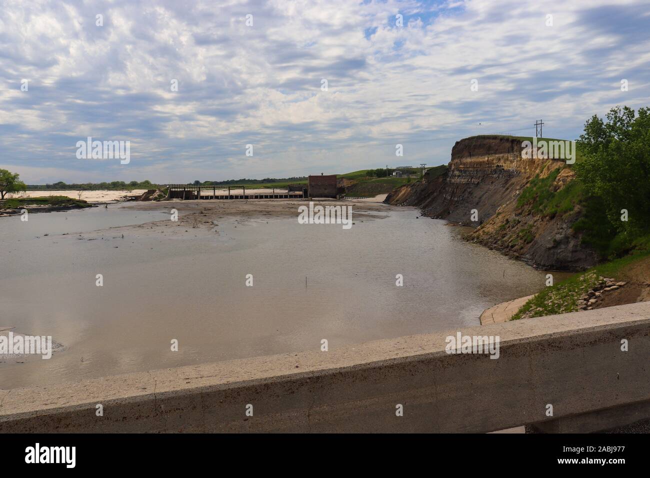 Spencer Dam Highway 281 Stock Photo - Alamy