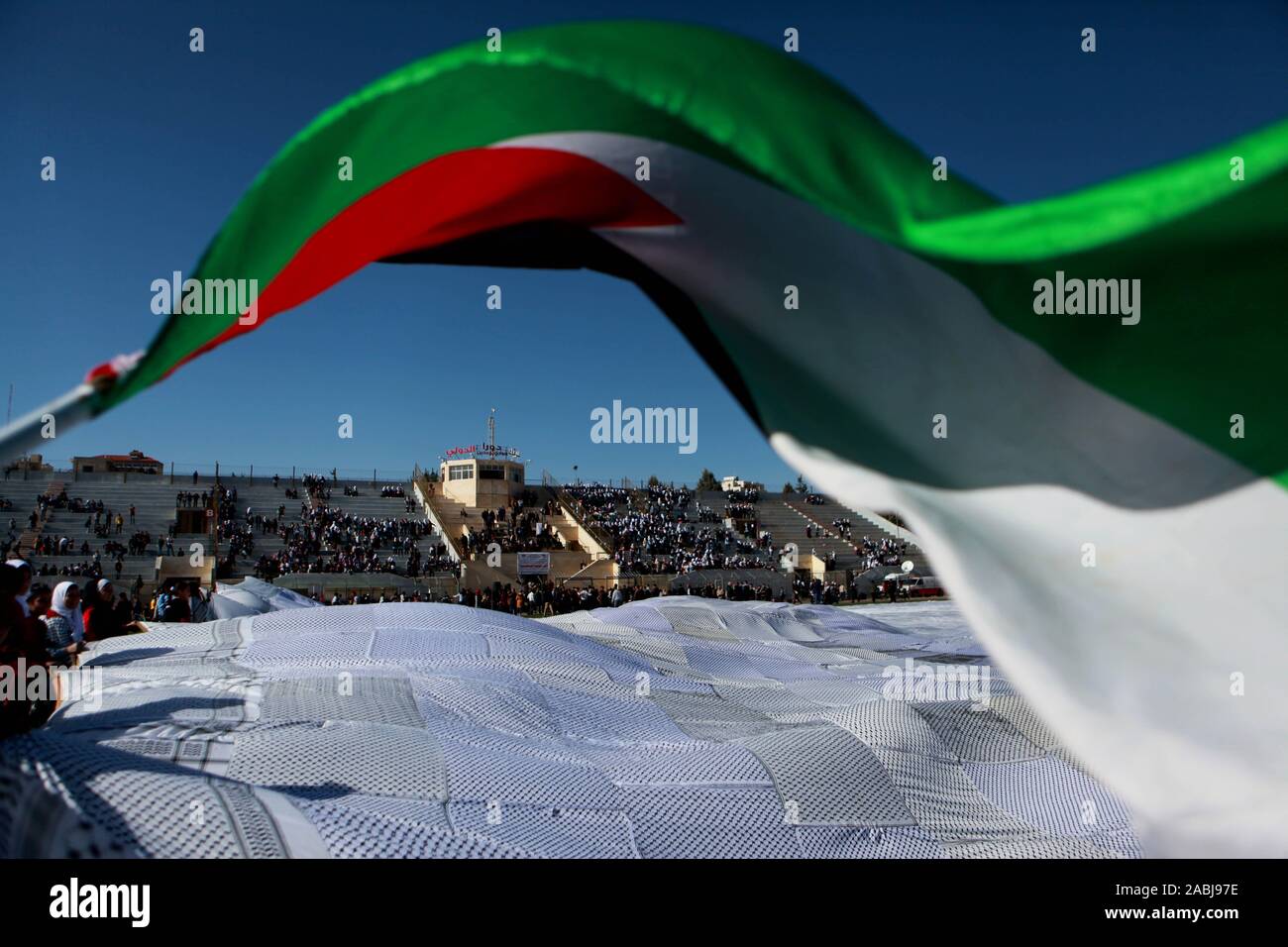 Beijing, Dora International Stadium near the West Bank city of Hebron ...