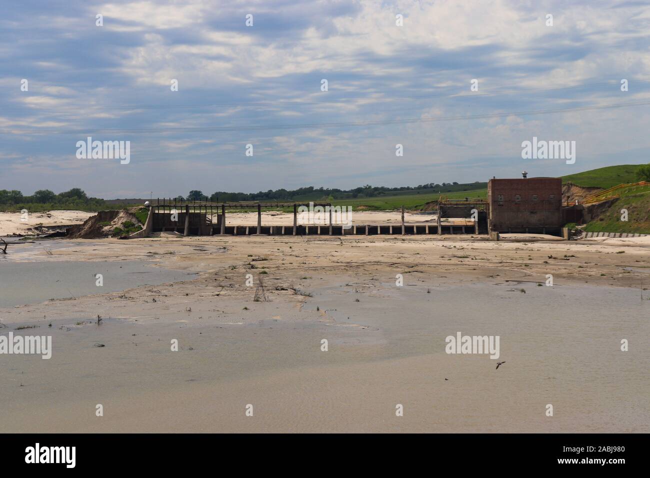 Spencer Dam Highway 281 Stock Photo - Alamy