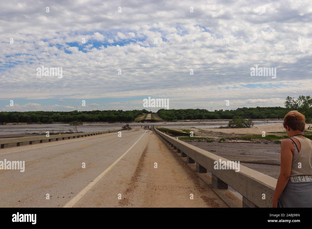 Spencer Dam Highway 281 Stock Photo - Alamy
