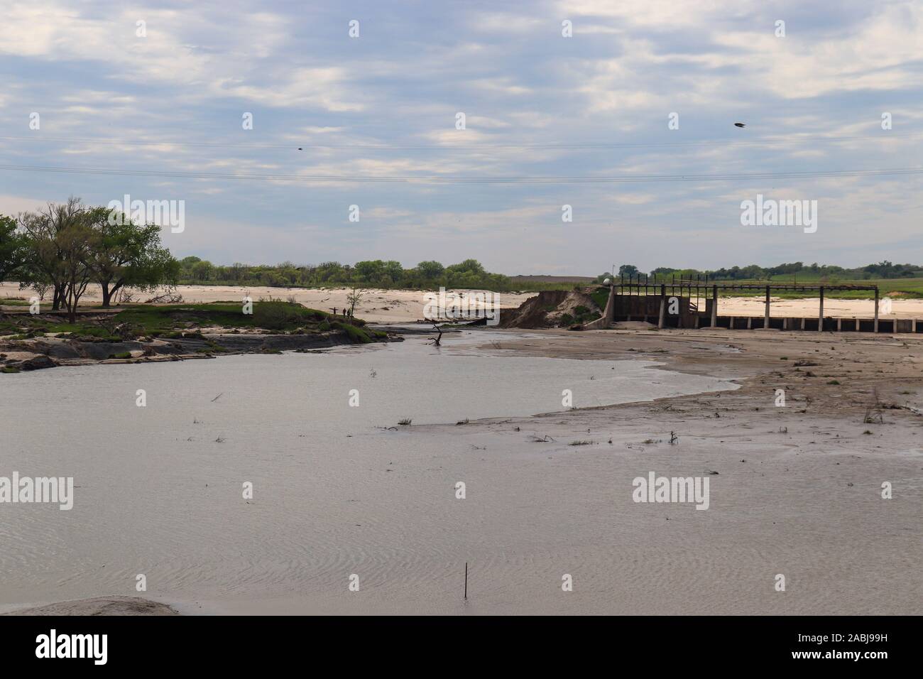 Spencer Dam Highway 281 Stock Photo - Alamy