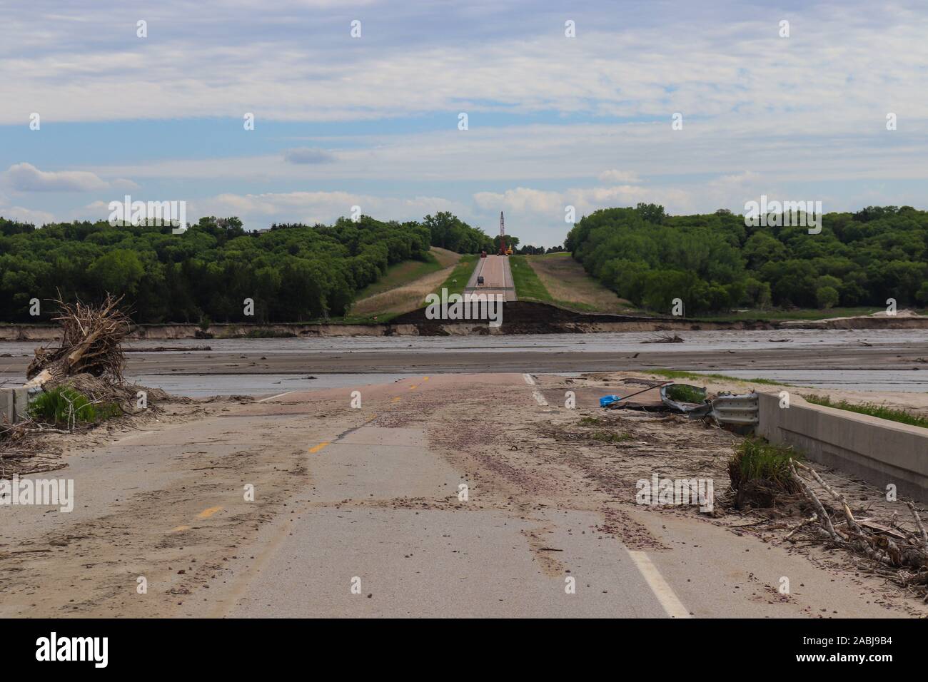 Spencer Dam Highway 281 Stock Photo - Alamy