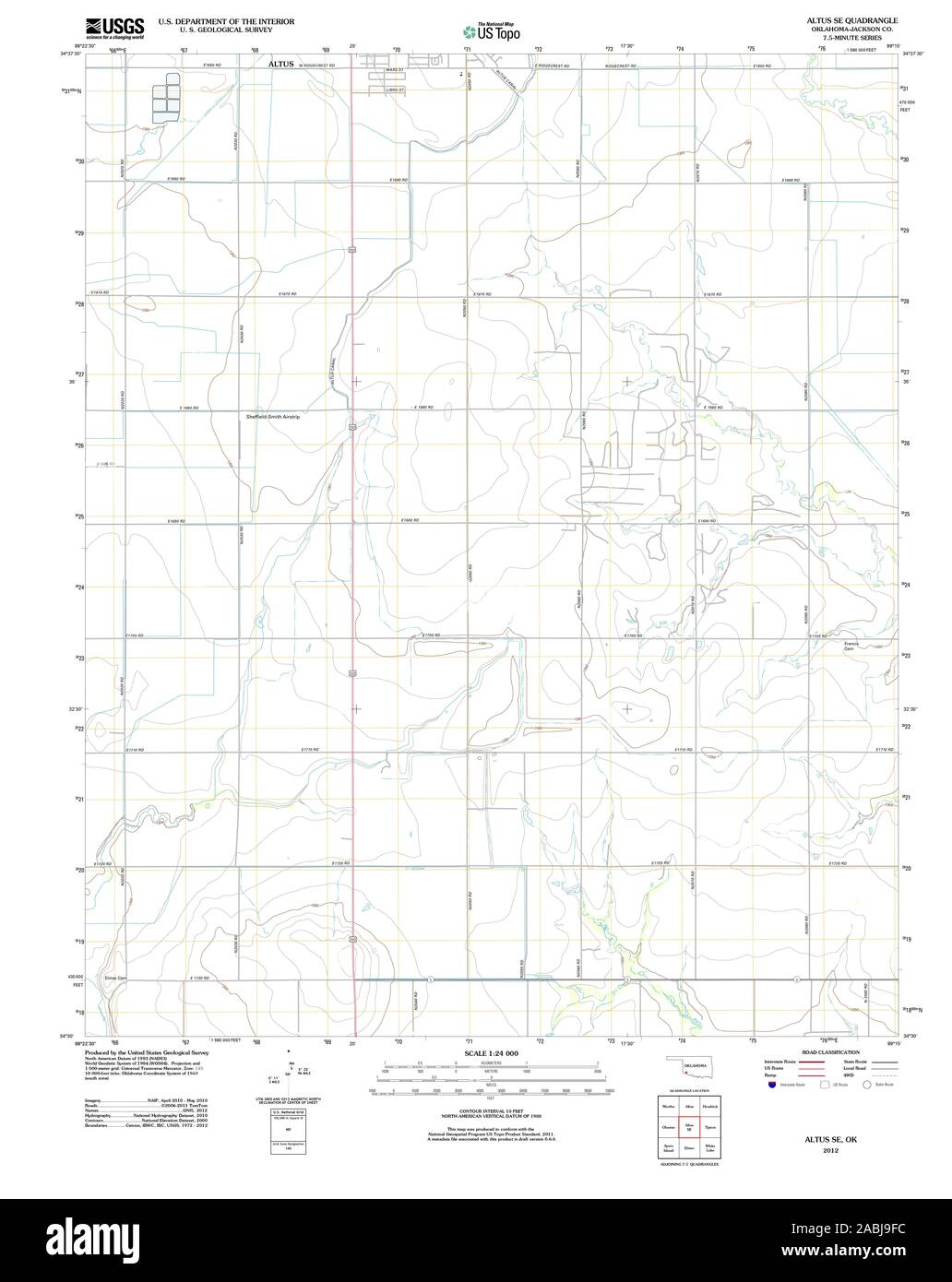 Altus map hi-res stock photography and images - Alamy