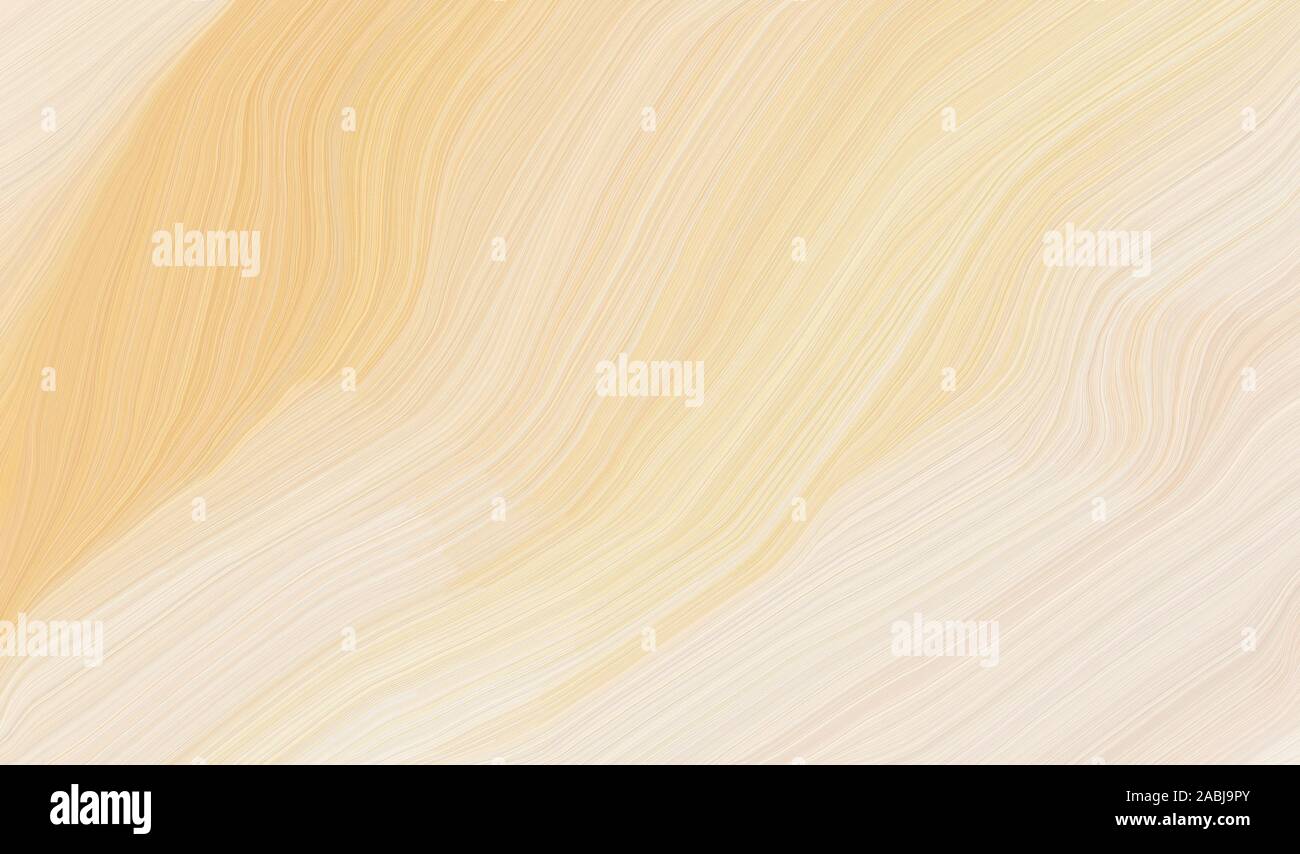 contemporary waves illustration with bisque, khaki and burly wood color ...