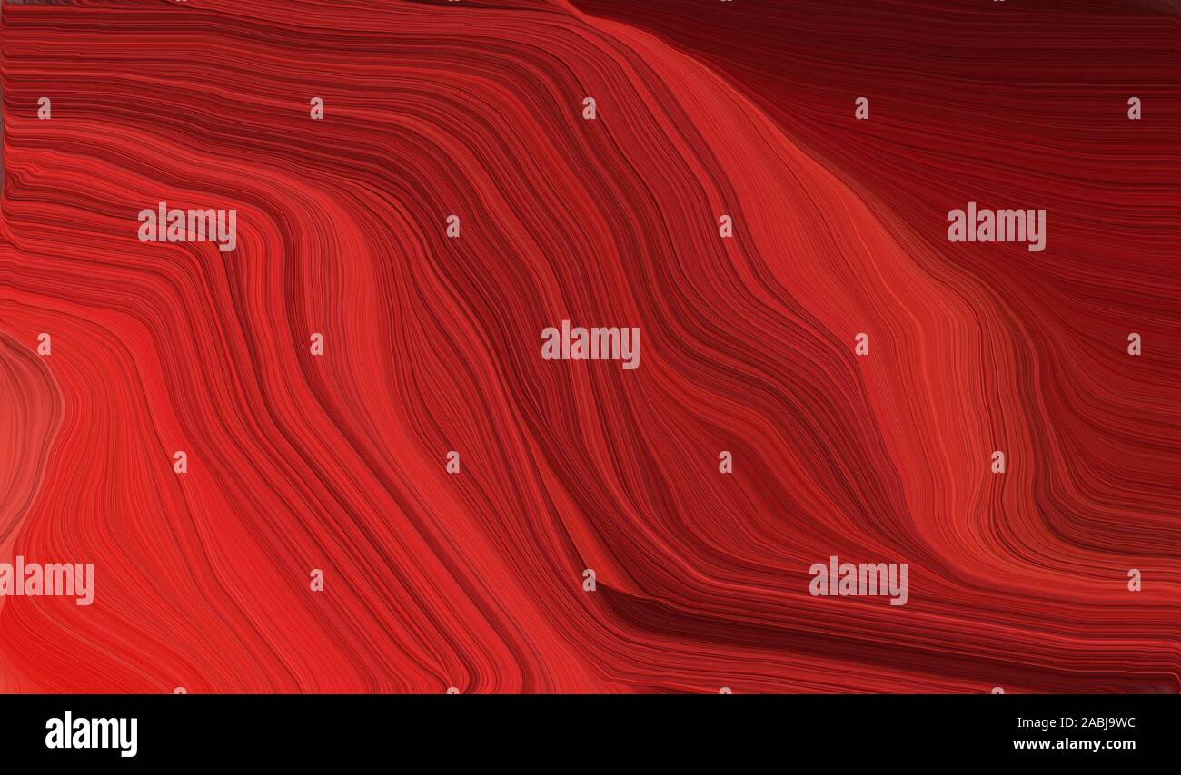 modern soft swirl waves background design with firebrick, dark red and ...