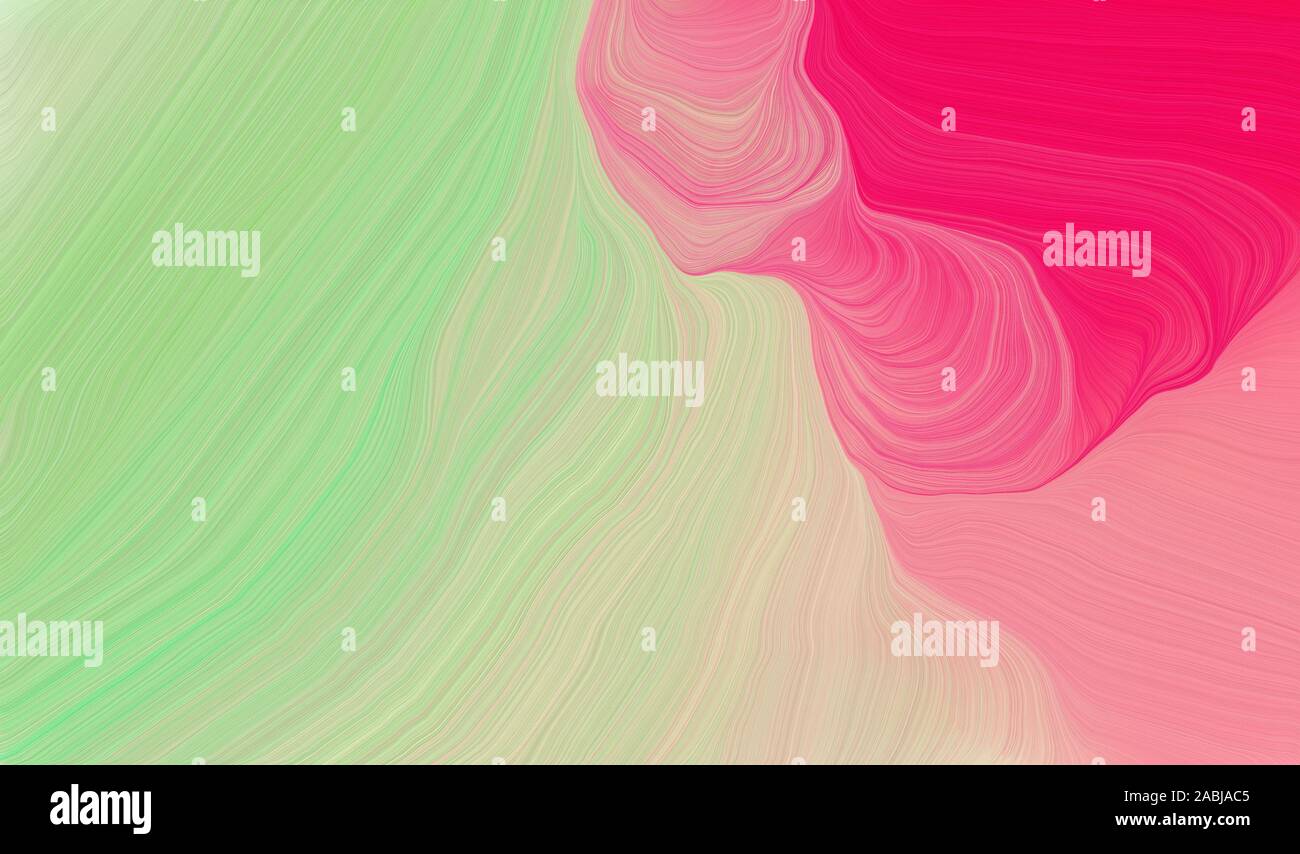 modern waves background design with ash gray, bright pink and light ...