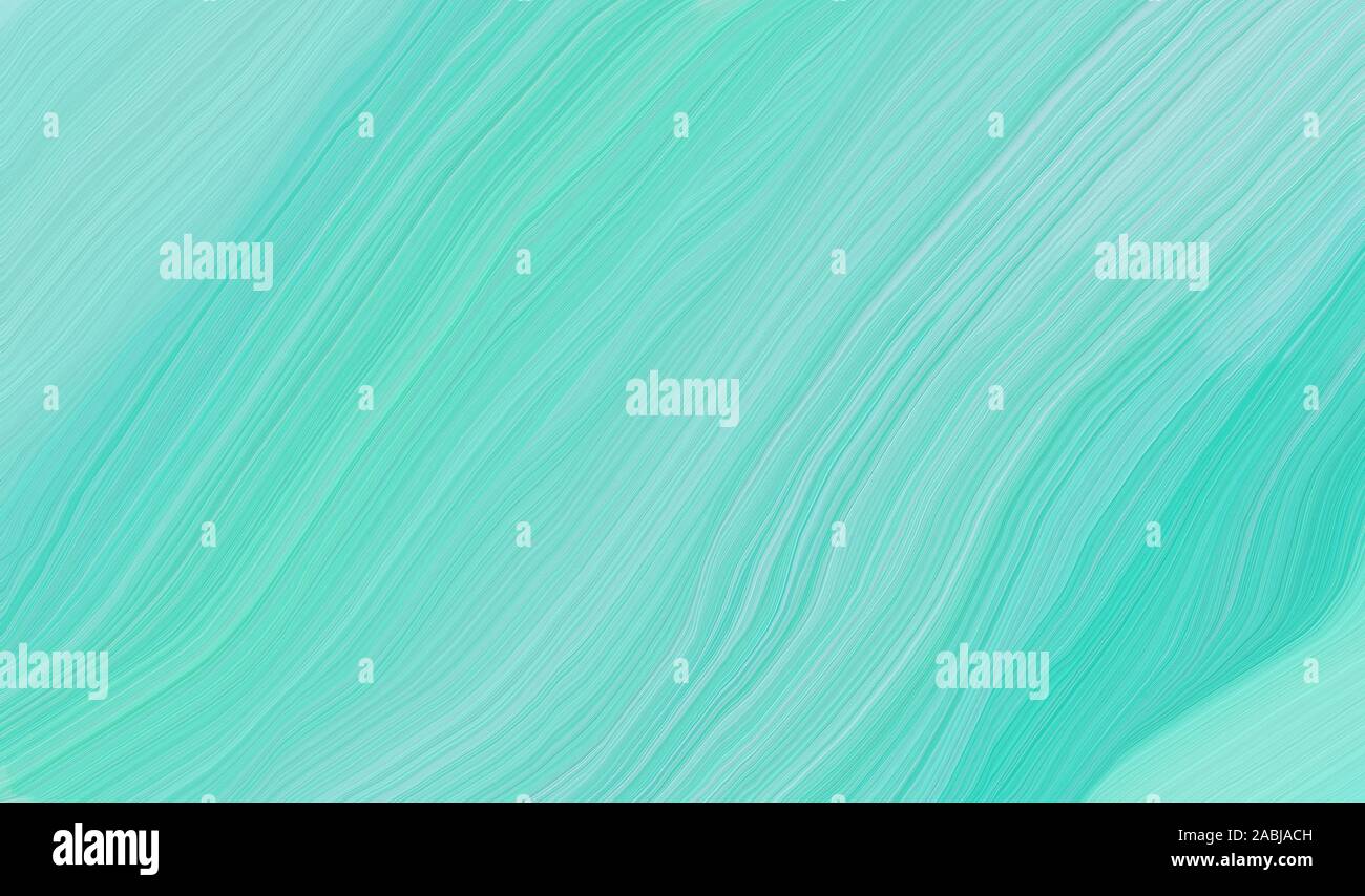 modern waves background design with sky blue, light blue and medium ...