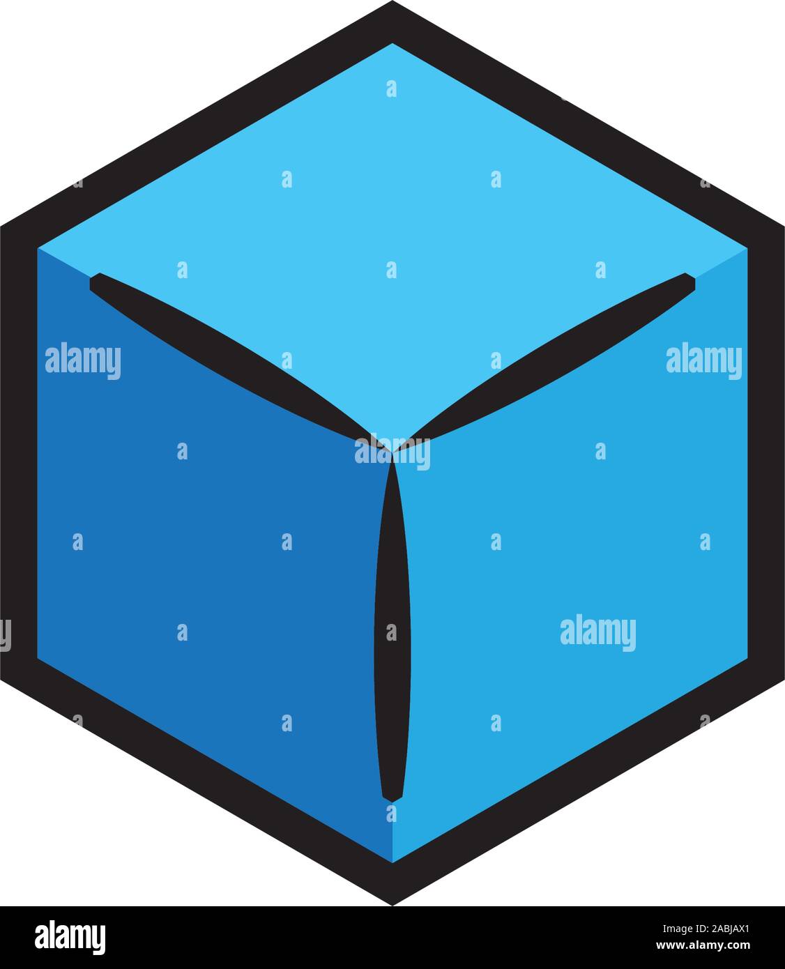 Sign logo office shipping Stock Vector Images - Alamy