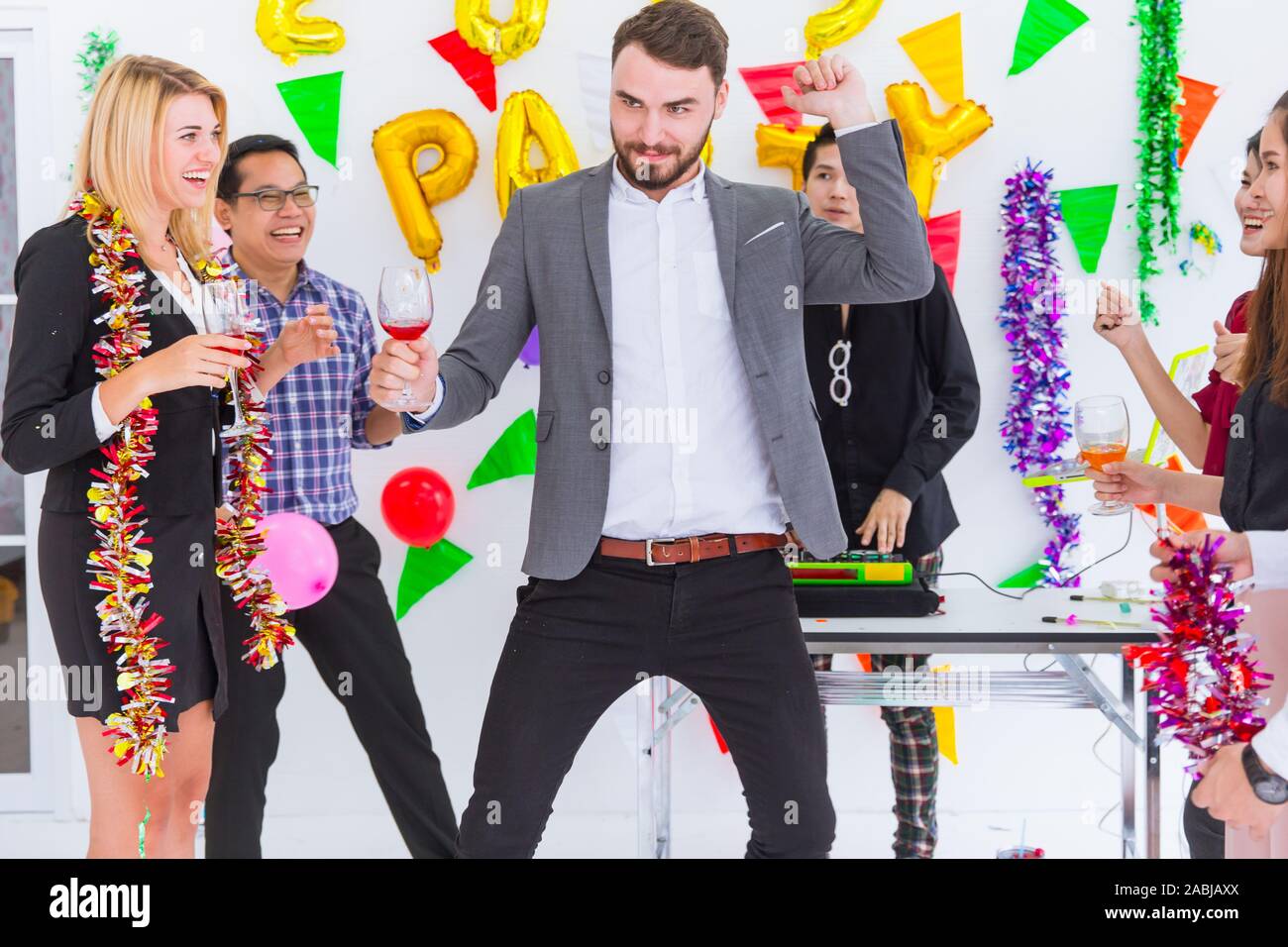 Staff christmas party hi-res stock photography and images - Alamy