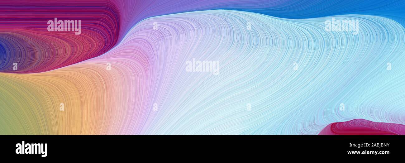 banner modern soft curvy waves background illustration with light gray ...