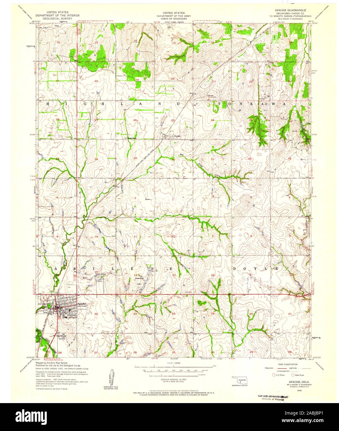 Apache map Cut Out Stock Images & Pictures - Alamy