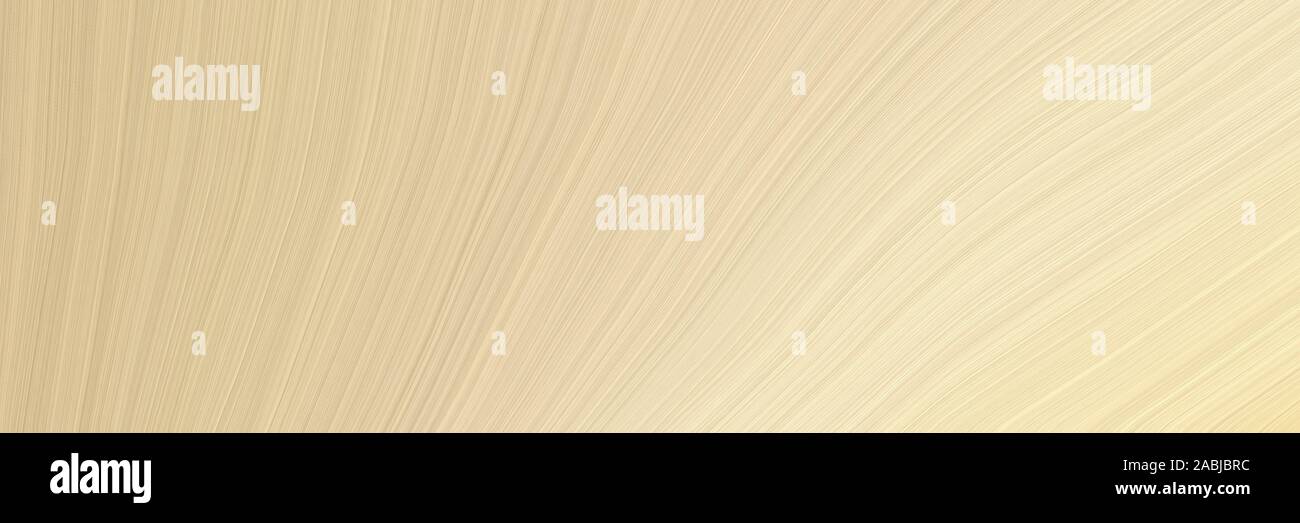 banner curvy background design with wheat, lemon chiffon and bisque ...