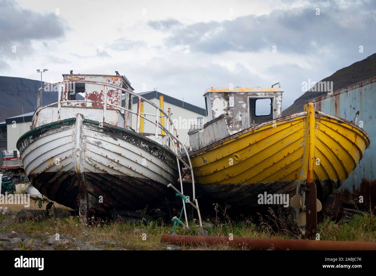 Fishing Boat Under Repair High Resolution Stock Photography and Images ...