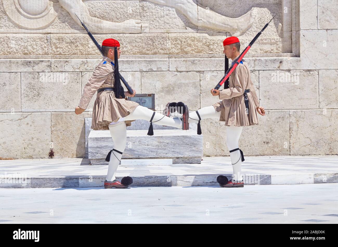 Evzones guards hi-res stock photography and images - Alamy