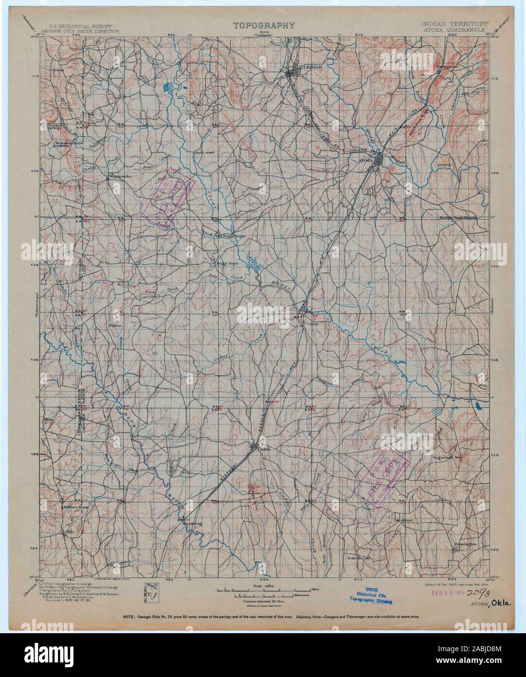 Map of atoka hi-res stock photography and images - Alamy