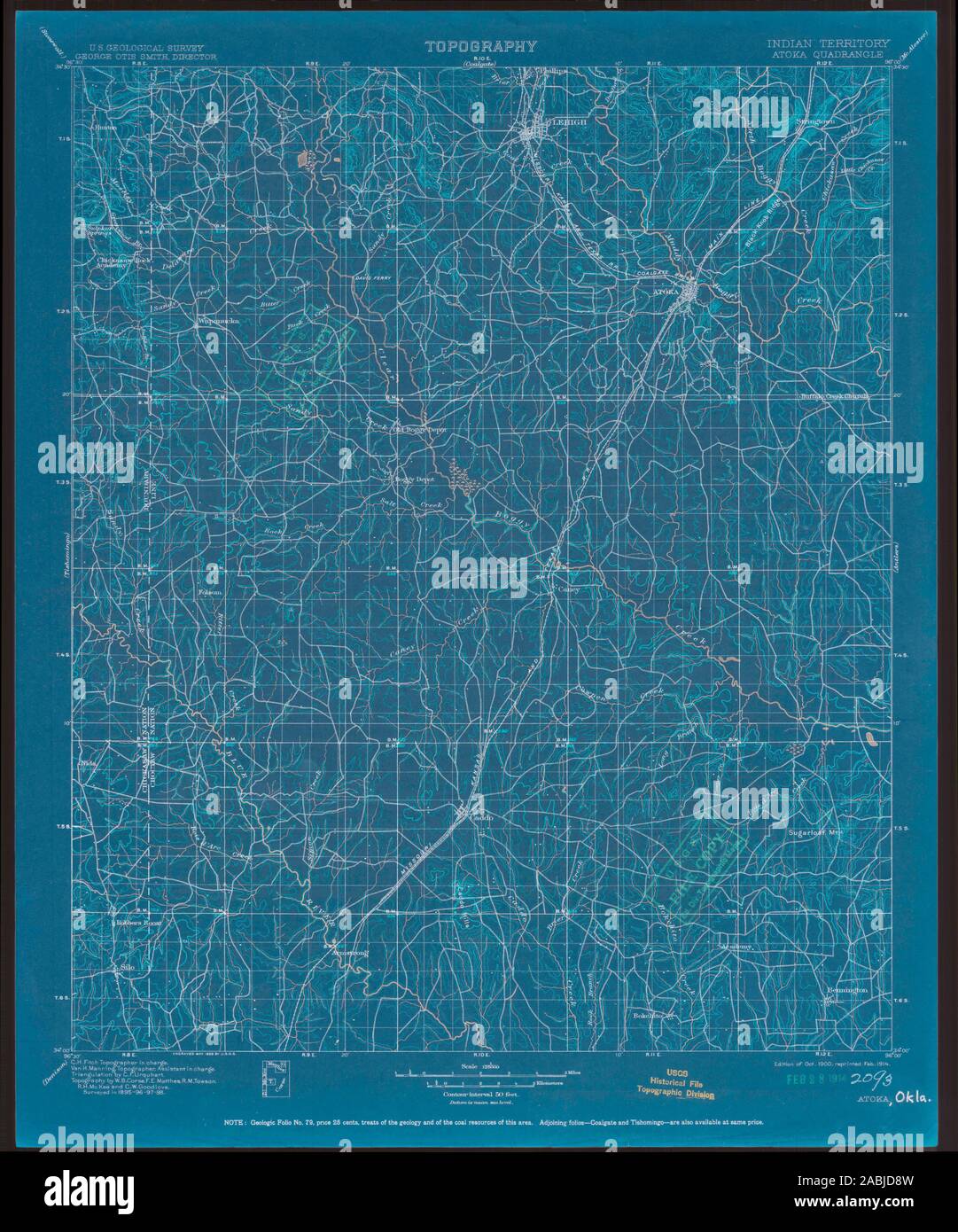 Map of atoka hi-res stock photography and images - Alamy