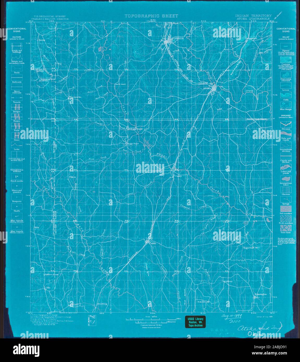 Map of atoka hi-res stock photography and images - Alamy