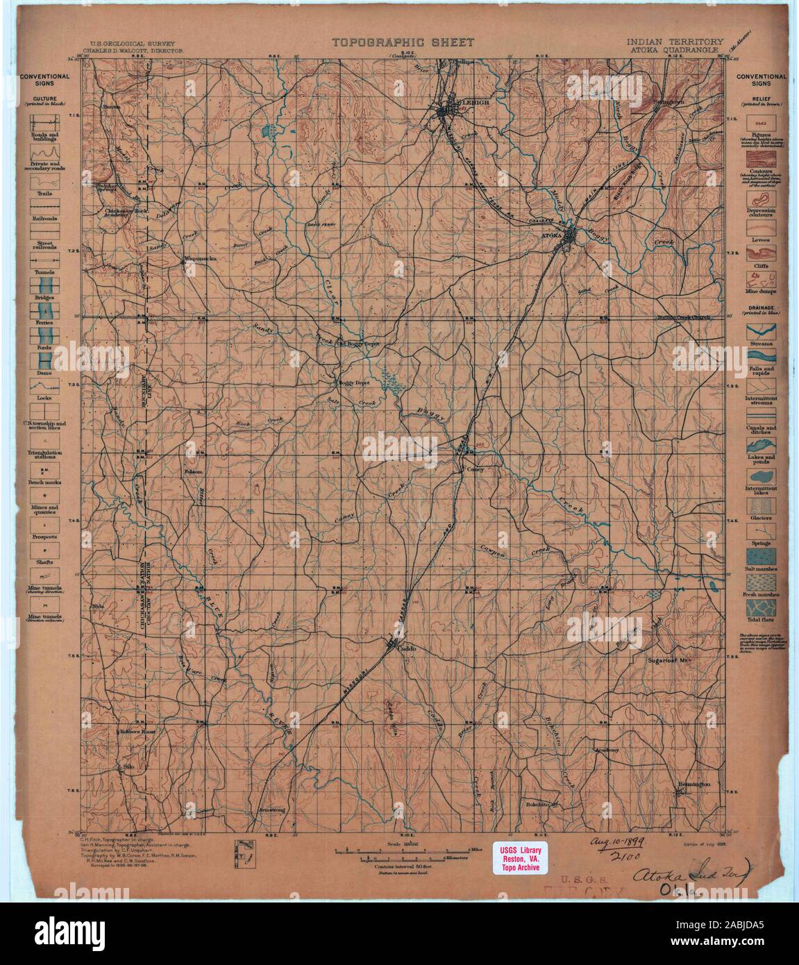 Map of atoka hi-res stock photography and images - Alamy