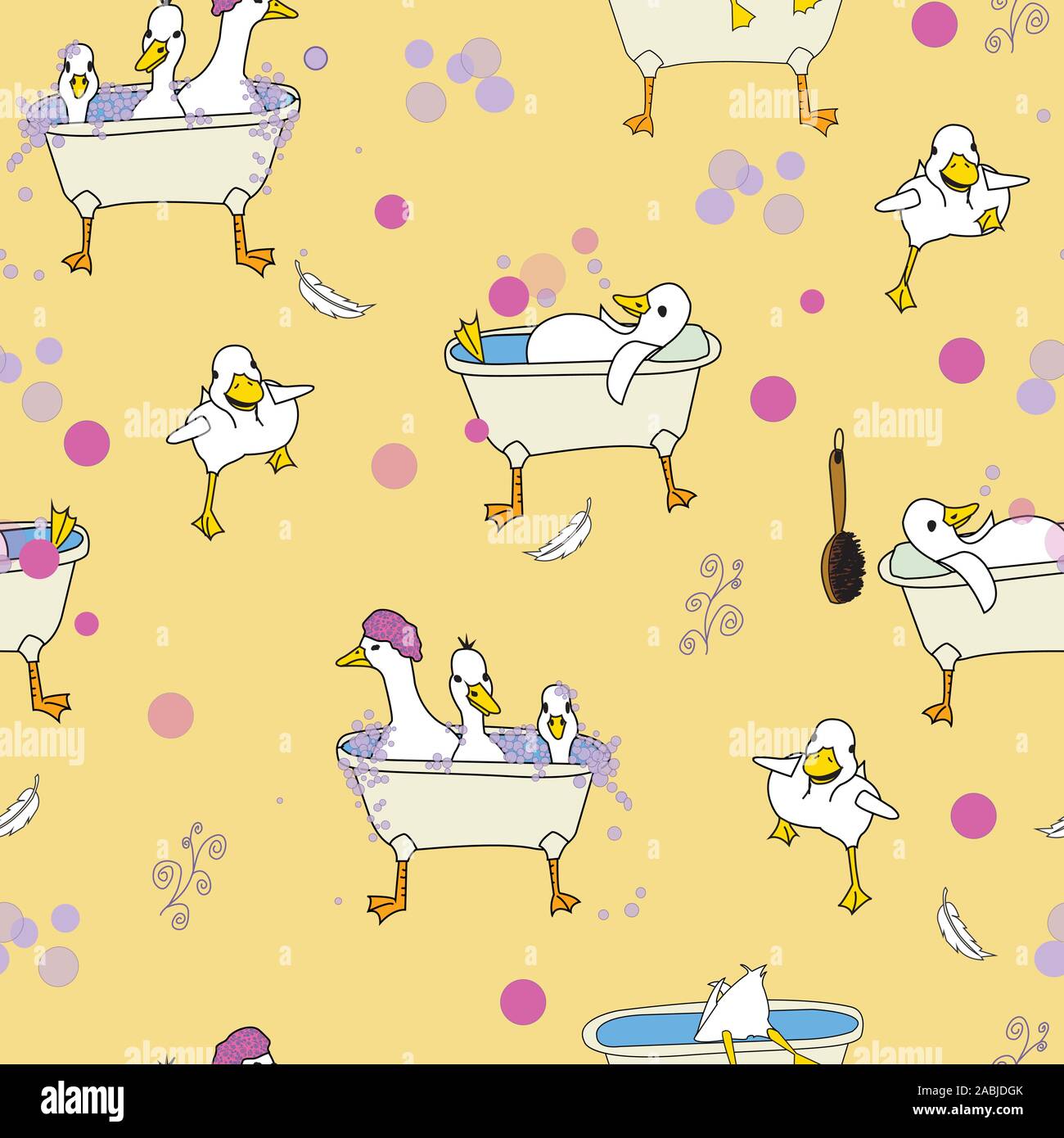 Rub a dub dub Stock Vector Images - Alamy